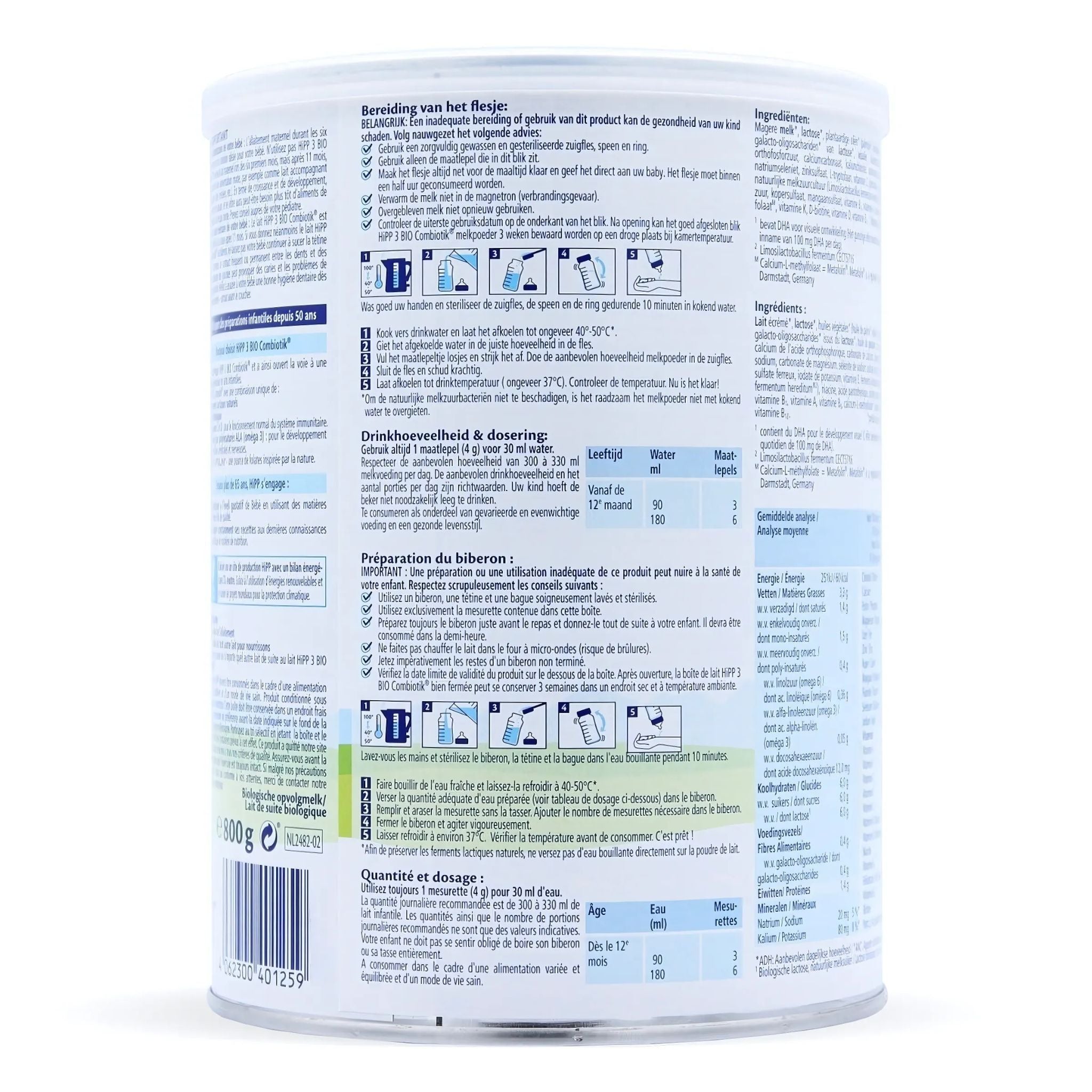 HiPP Stage 3 Dutch Baby Formula | Organic Formula Hub